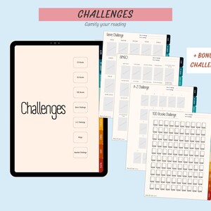 Reading Journal for iPad + BONUS STICKER PACK, Digital Book Journal ...