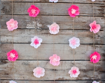 Hanging Flower Backdrop - Etsy