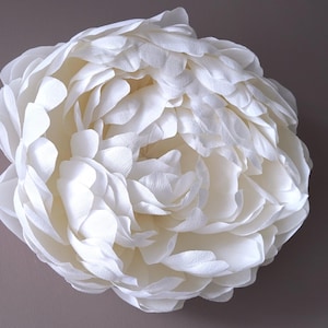 Extra Large White Paper Peony: Floral Wall Decor, Wedding Backdrop - Etsy