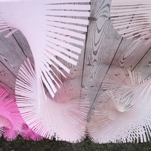 Pink Crepe Paper Twirl, Frilled Streamers, Birthday Backdrop, Party ...