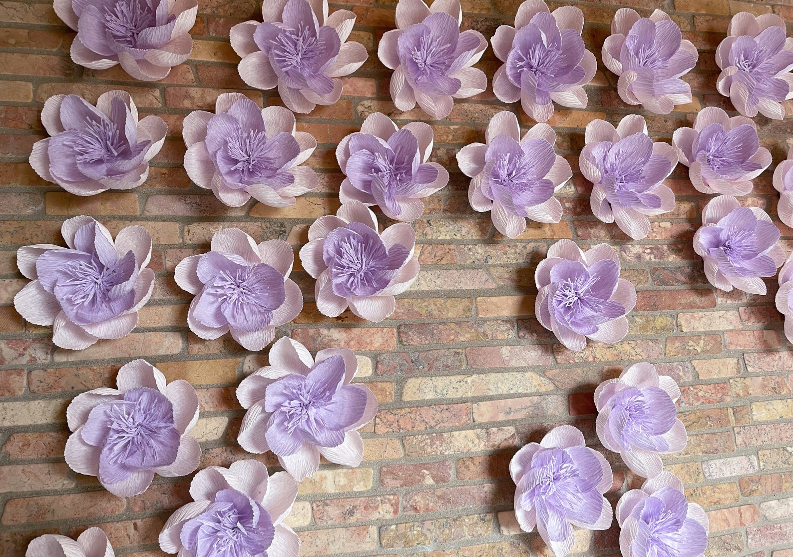 Above Crib Small Paper Flowers Baby Shower Backdrop Girl | Etsy