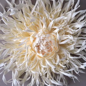 Crepe Paper Dahlia, Giant Paper Flower, Floral Backdrop, Boho Wedding ...