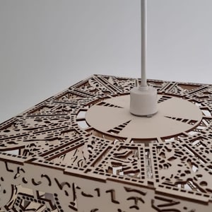 Bespoke Made to Order Puzzle Box Detailed Wooden Light Shade. - Etsy