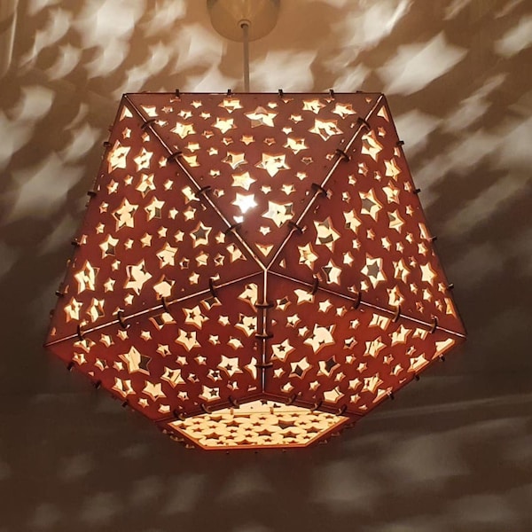 Laser Cut Lamp Shade - Etsy UK