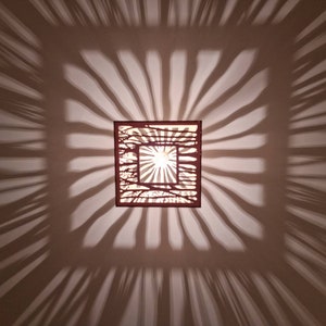 Bespoke Forest Wooden Ceiling Light Shade. - Etsy UK
