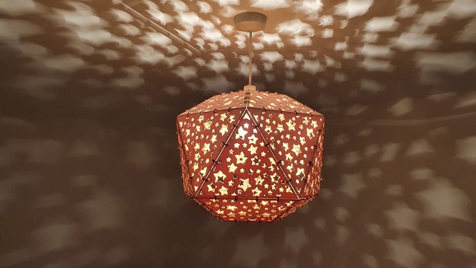 Laser Cut Star Light Shade. - Etsy UK