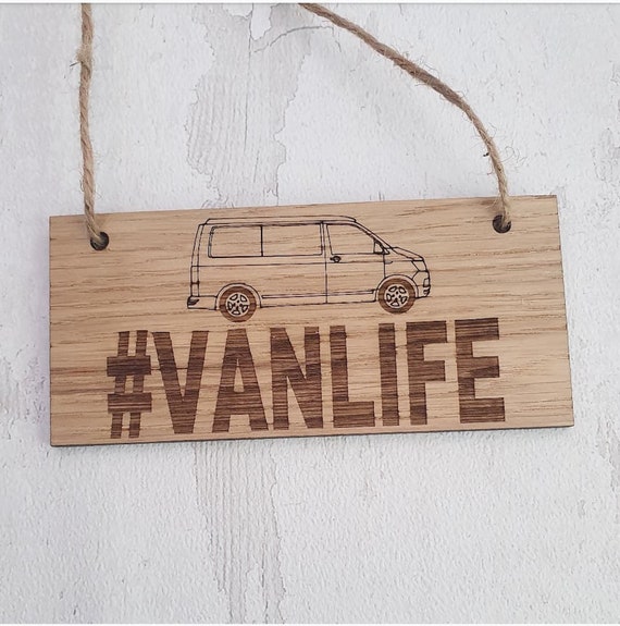 Oak Veneer Sign for Camper Van Van Life. - Etsy UK