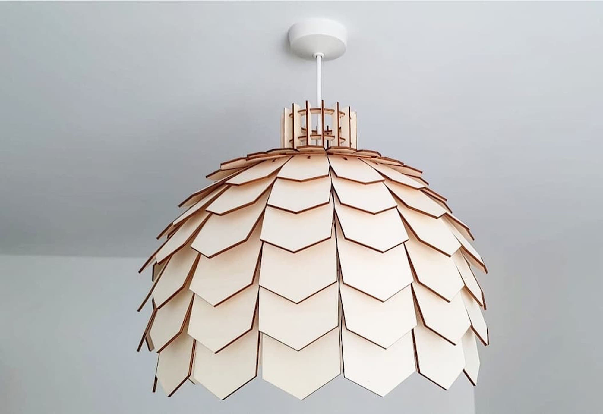 Bespoke Wooden Light Shade. - Etsy UK