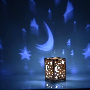 Bespoke Moon and Star Night Light. - Etsy UK