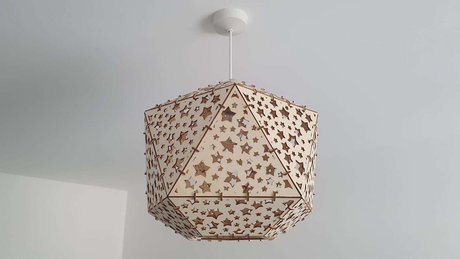 Laser Cut Star Light Shade. - Etsy UK