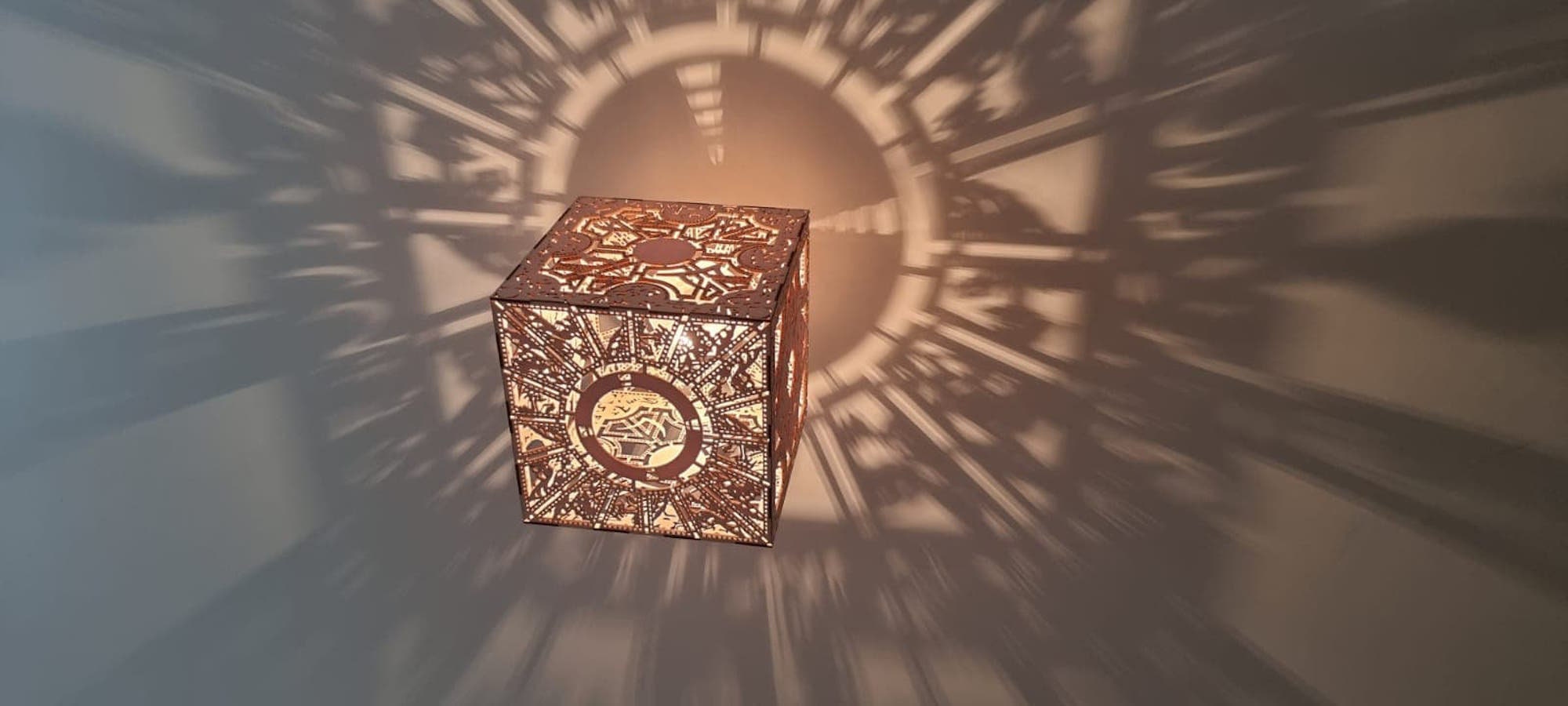Bespoke Made to Order Puzzle Box Detailed Wooden Light Shade. | Etsy