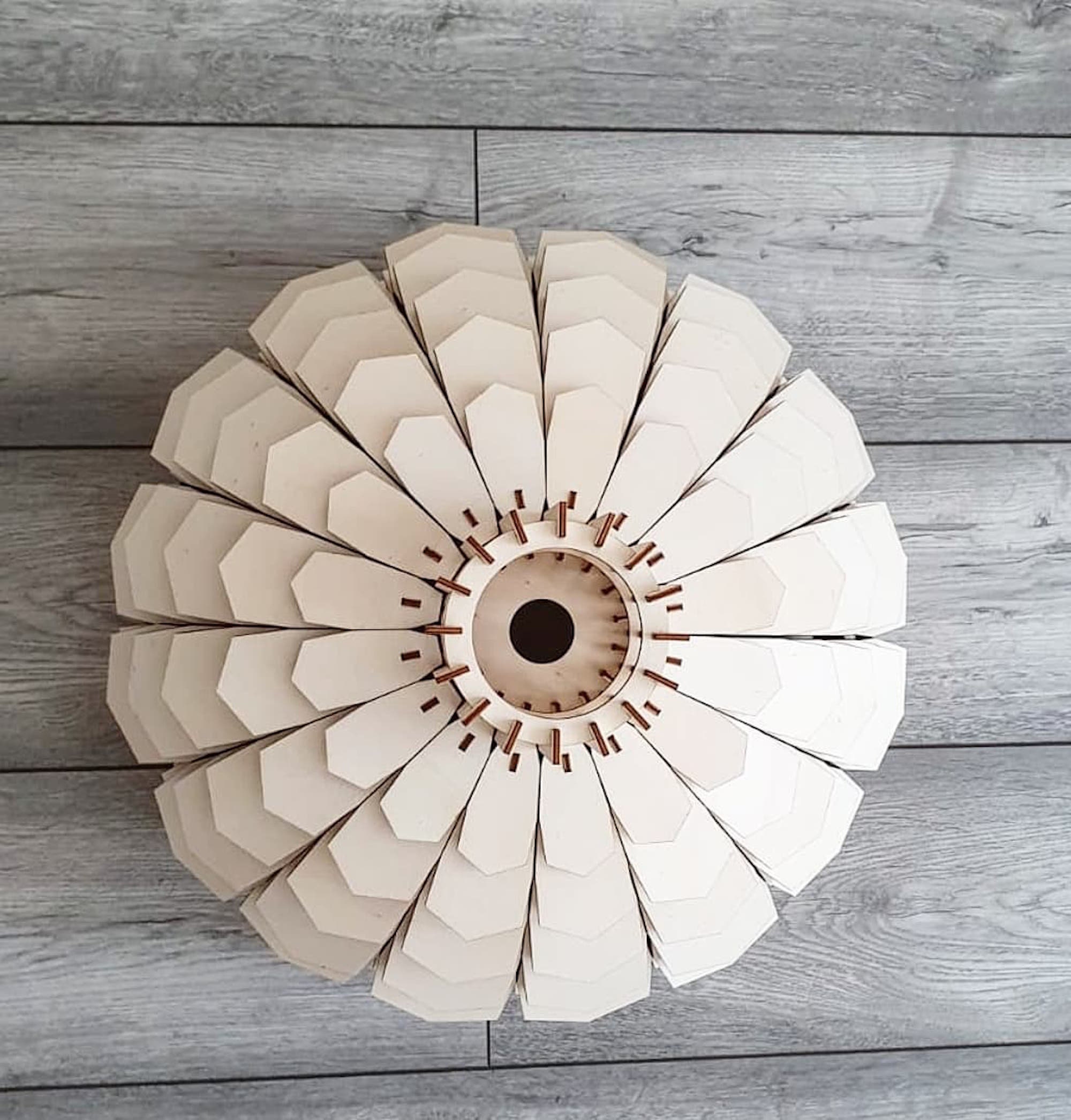 Bespoke Wooden Light Shade. - Etsy UK