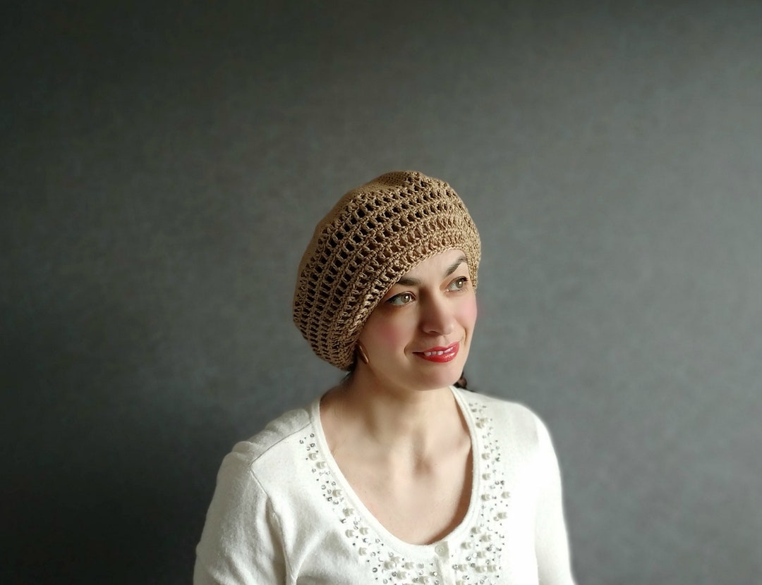 Beret Hat Women, Berets, Cute Beret, Slouchy Beret, Women Beret, Summer ...