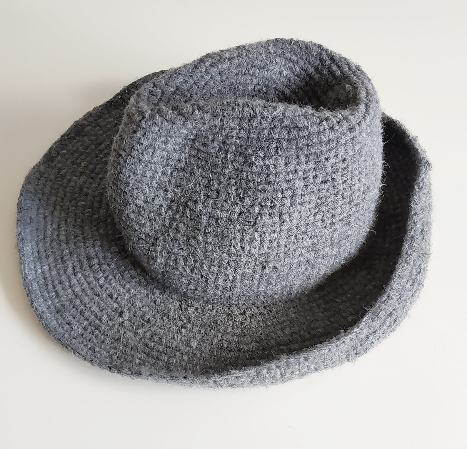Fedora Hat Pattern, Crohet Hat Pattern, Fedora Hat Pattern Pdf, Fedora ...