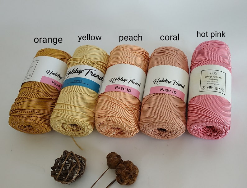 Crochet Rope Crochet Rope Bag Textile Cord Crochet Cord - Etsy