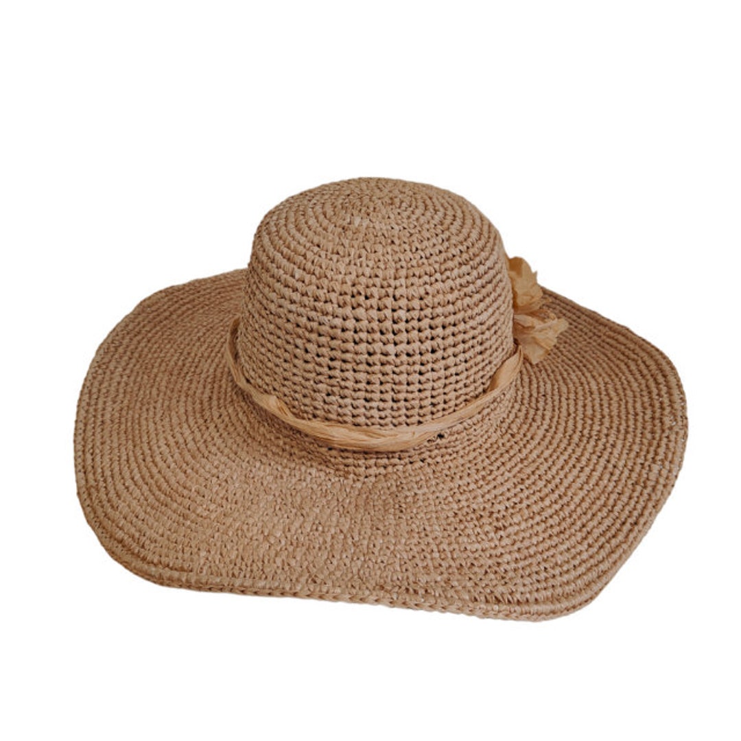 Wide Straw Hat, Women Sun Hat, Summer Hat, With Large Brim, Large Straw ...