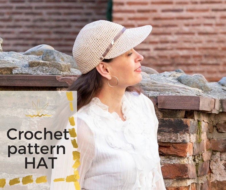 Baseball cap pattern Сap pattern Сrochet cap pattern | Etsy