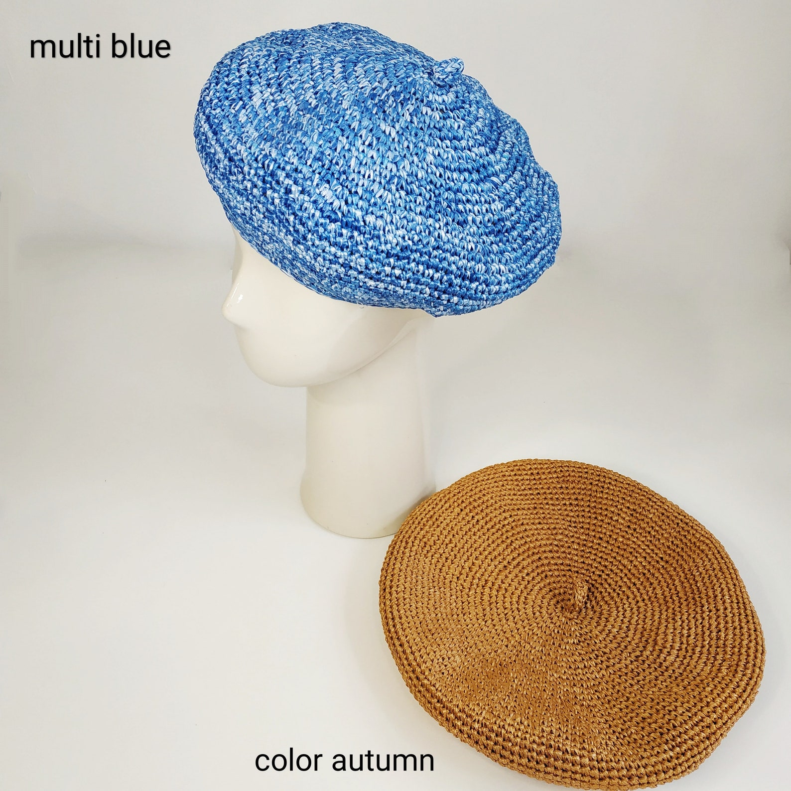 French Beret Beret Hat Straw Beret Cute Beret Natural - Etsy