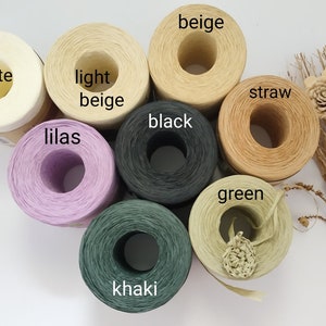 Fils Rafia, Vente de fils, Fil Rafia, Fil raphia, Fil d'été, Chapeau ...