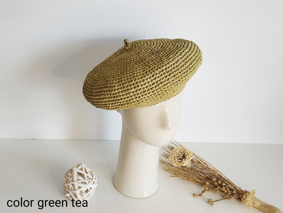 French Beret Beret Hat Beret for Women Straw Beret Cute - Etsy