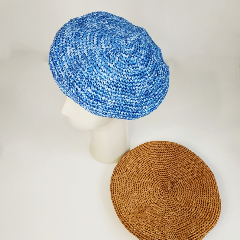 French Beret Beret Hat Straw Beret Cute Beret Natural - Etsy