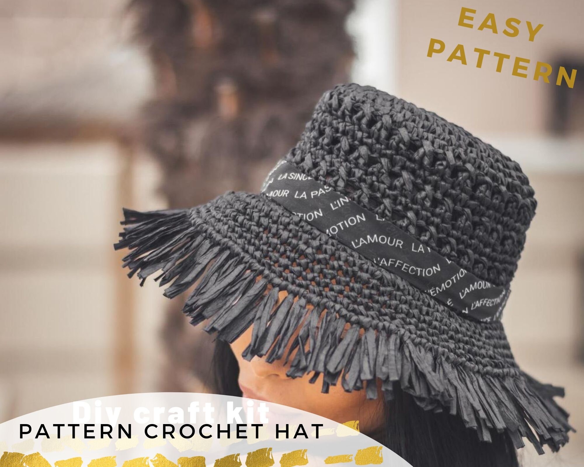 Bucket Hat Pattern Bucket Hat Pattern Bucket Hat Crochet | Etsy