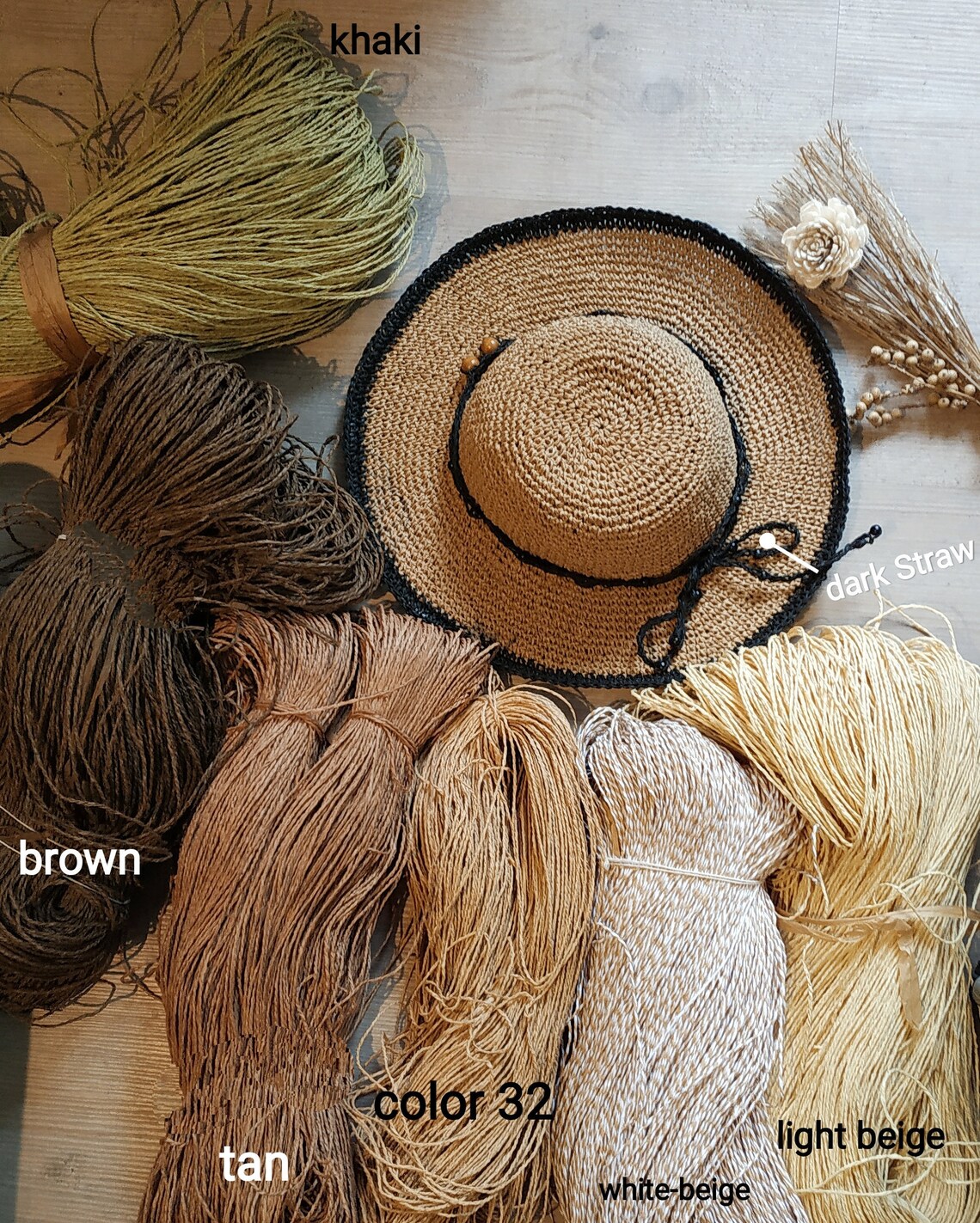 Rafia Yarns Yarn for Crochet Yarn Sale Yarnart Raffia | Etsy