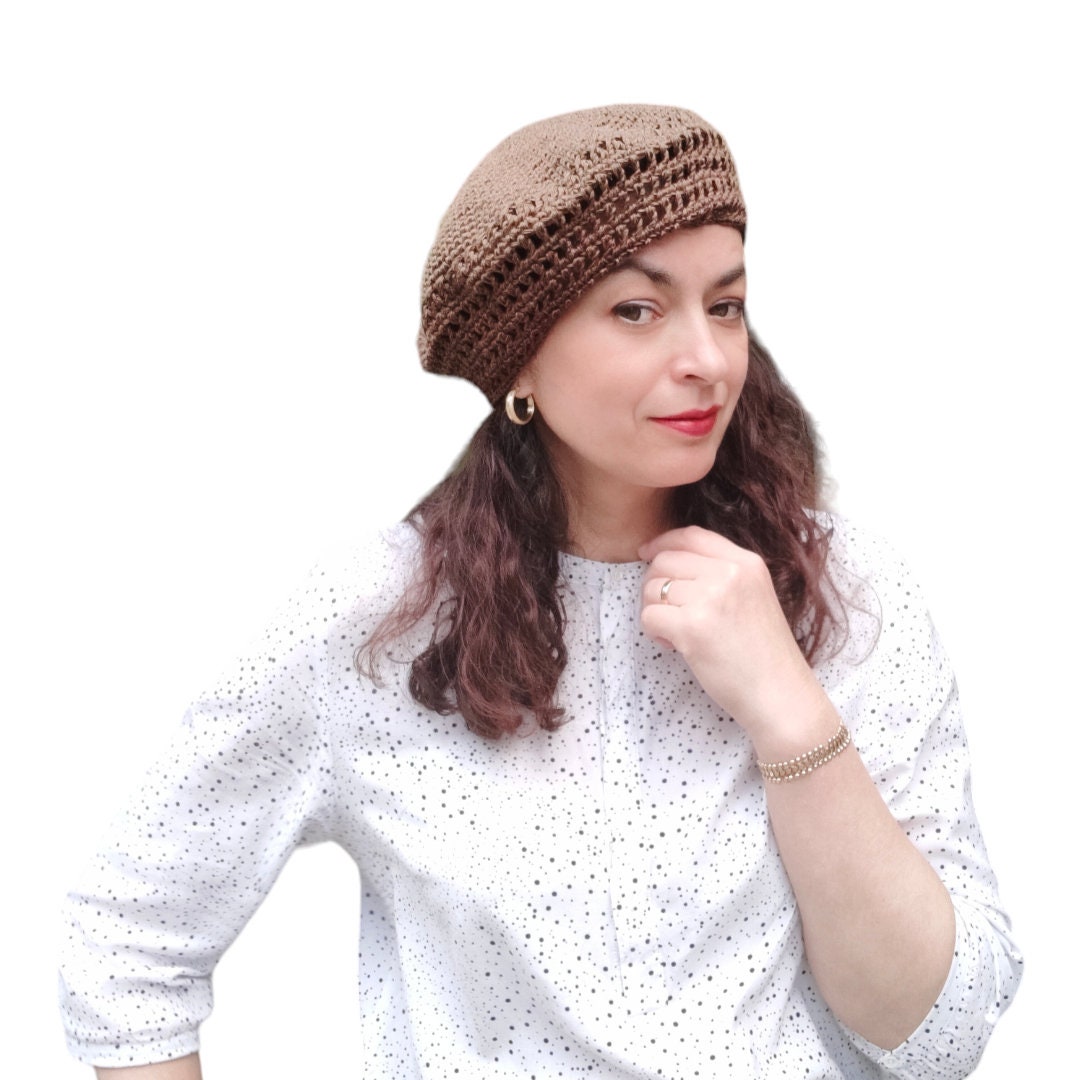 Beret Hat Women, Berets, Cute Beret, Slouchy Beret, Women Beret, Summer ...