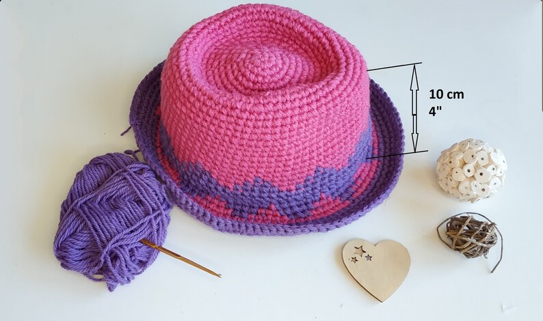Fedora Hat Crochet Pattern, Crochet Hat Pattern, Crochet Fedora Hat ...