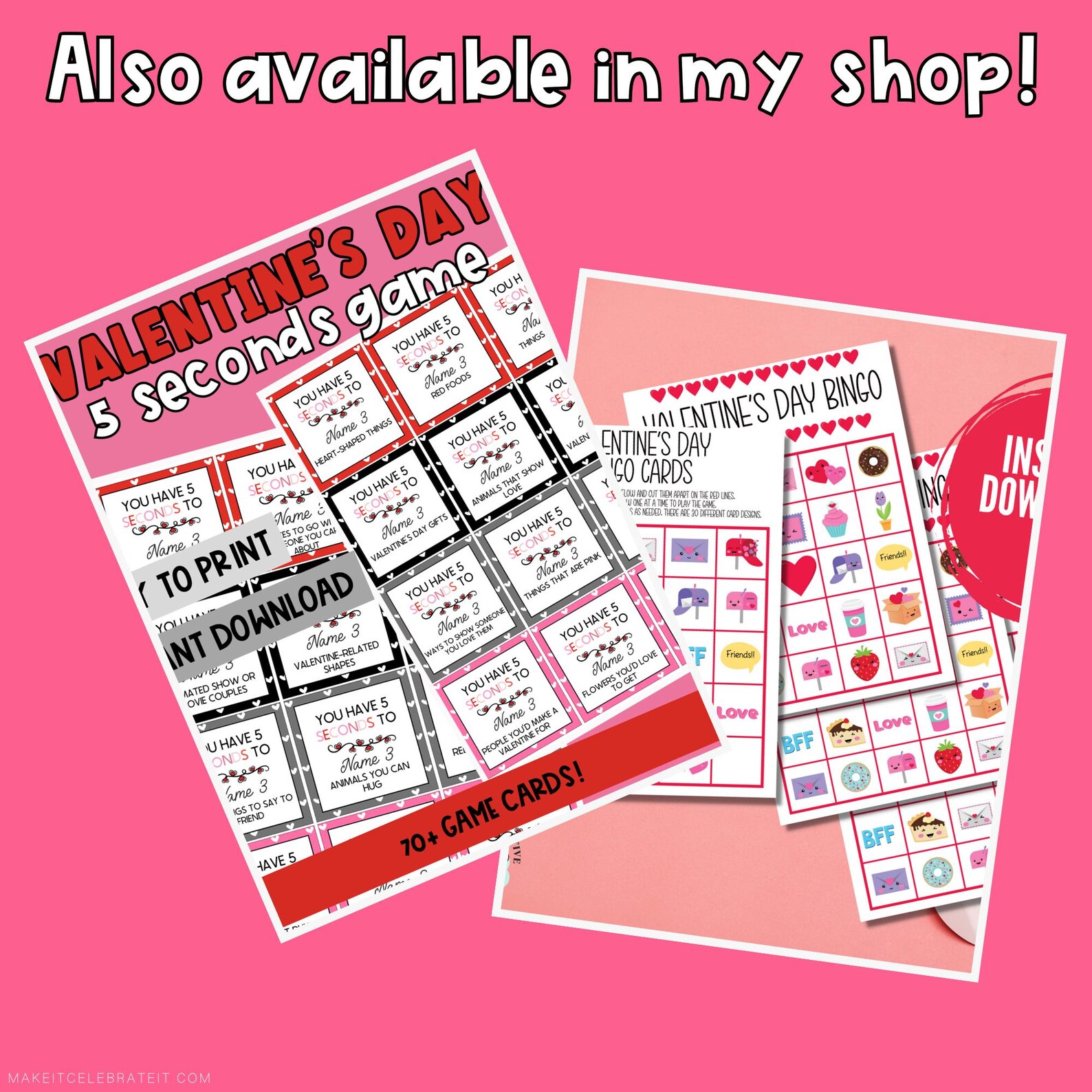 Valentine's Day Friendly Feud Game - Family Feud Game - Valentine's Day ...