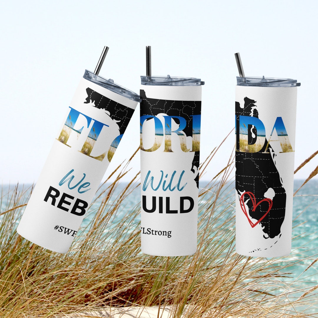 FL we Will Rebuild SWFL Strong 20oz Skinny Tumbler - Etsy