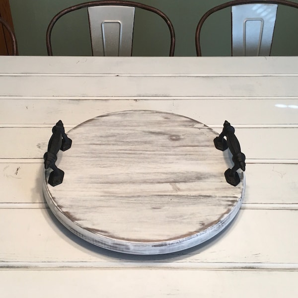 Rustic Lazy Susan - Etsy
