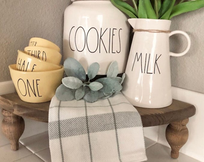 Rustic Wood Riser, Modern Farmhouse Riser, Tiered Tray, Rustic Country ...