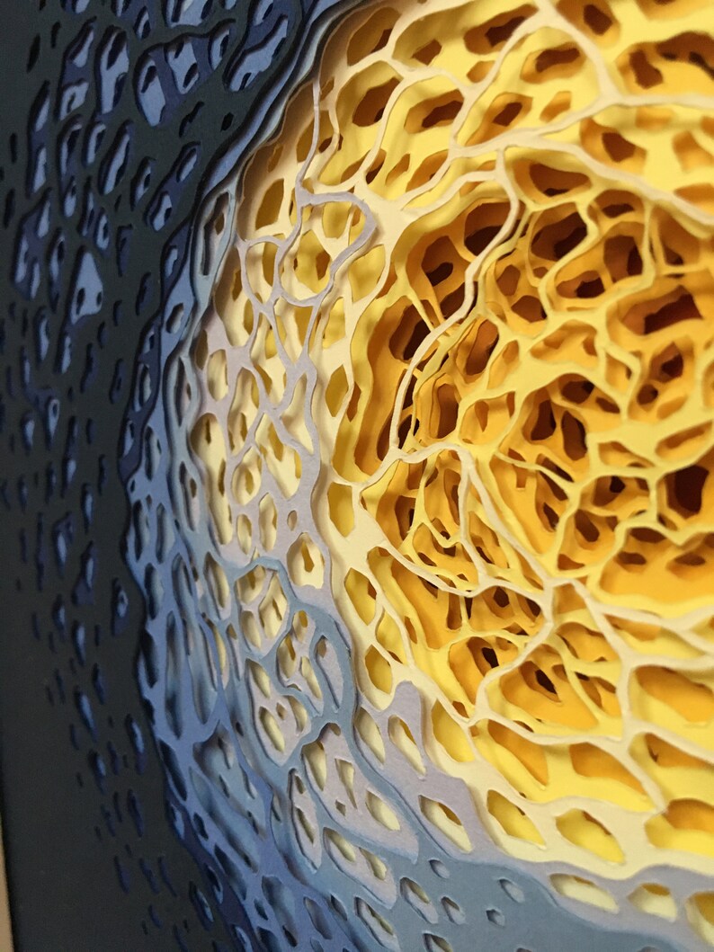 Galaxy Shadowbox (alien Heart Series) - Etsy