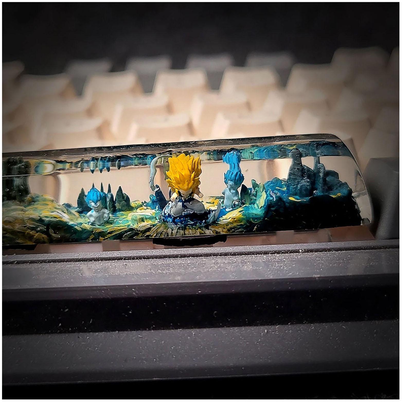 Drag.on B.all Spacebar Artisan Keycaps Epoxy Resin - Etsy