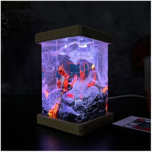 Pokemon Ditto Epoxy Resin Lamp, Night Light - Etsy