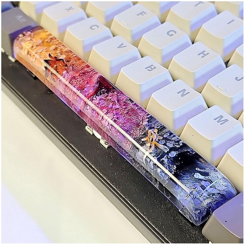 Golden Fish Spacebar Artisan Keycaps Epoxy Resin - Etsy