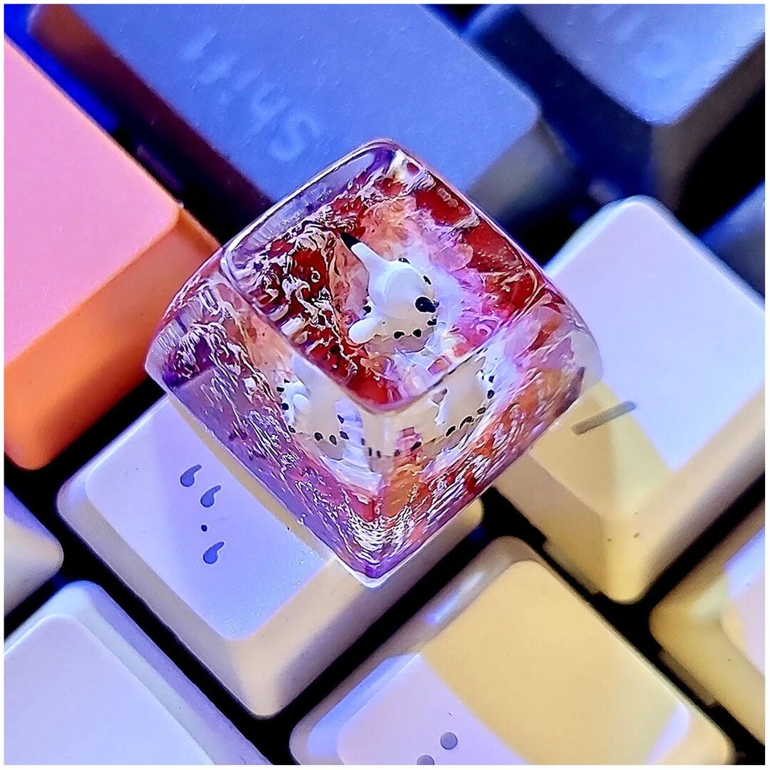 Pokemon Cubone Garagara Keyboard Knob Artisan Keycaps Epoxy Resin - Etsy