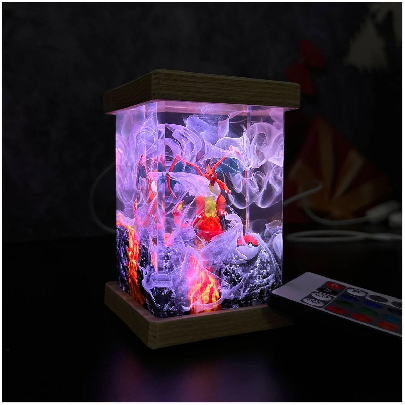 Pokemon Ditto Epoxy Resin Lamp, Night Light - Etsy