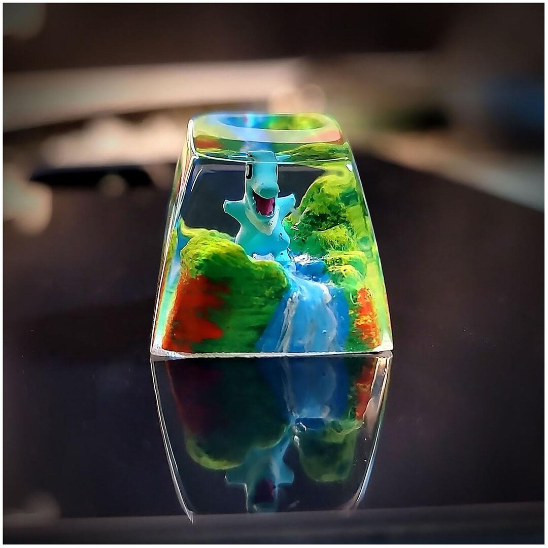 Pokemon Charizard Artisan Keycaps Epoxy Resin - Etsy