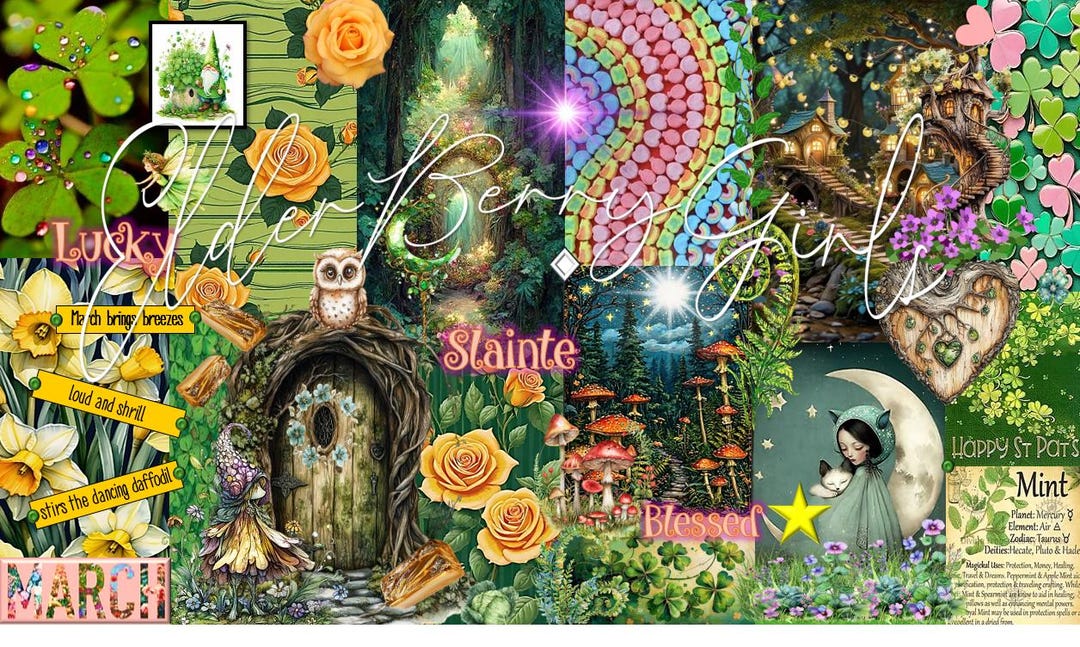 03march Collage Background Digital Image for Desktop & Laptop Screens ...