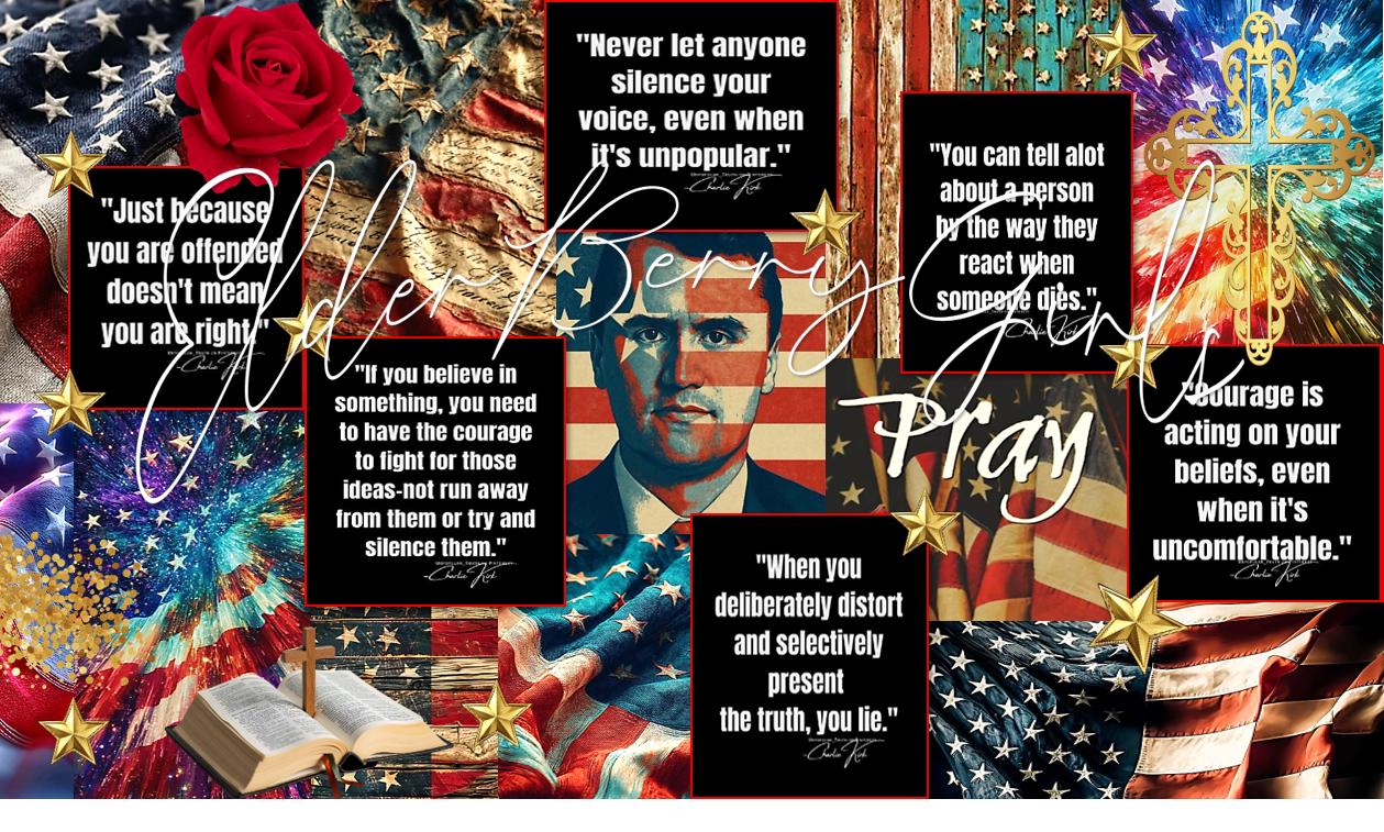 Charlie Kirk Collage Background Digital Image for Desktop & Laptop ...