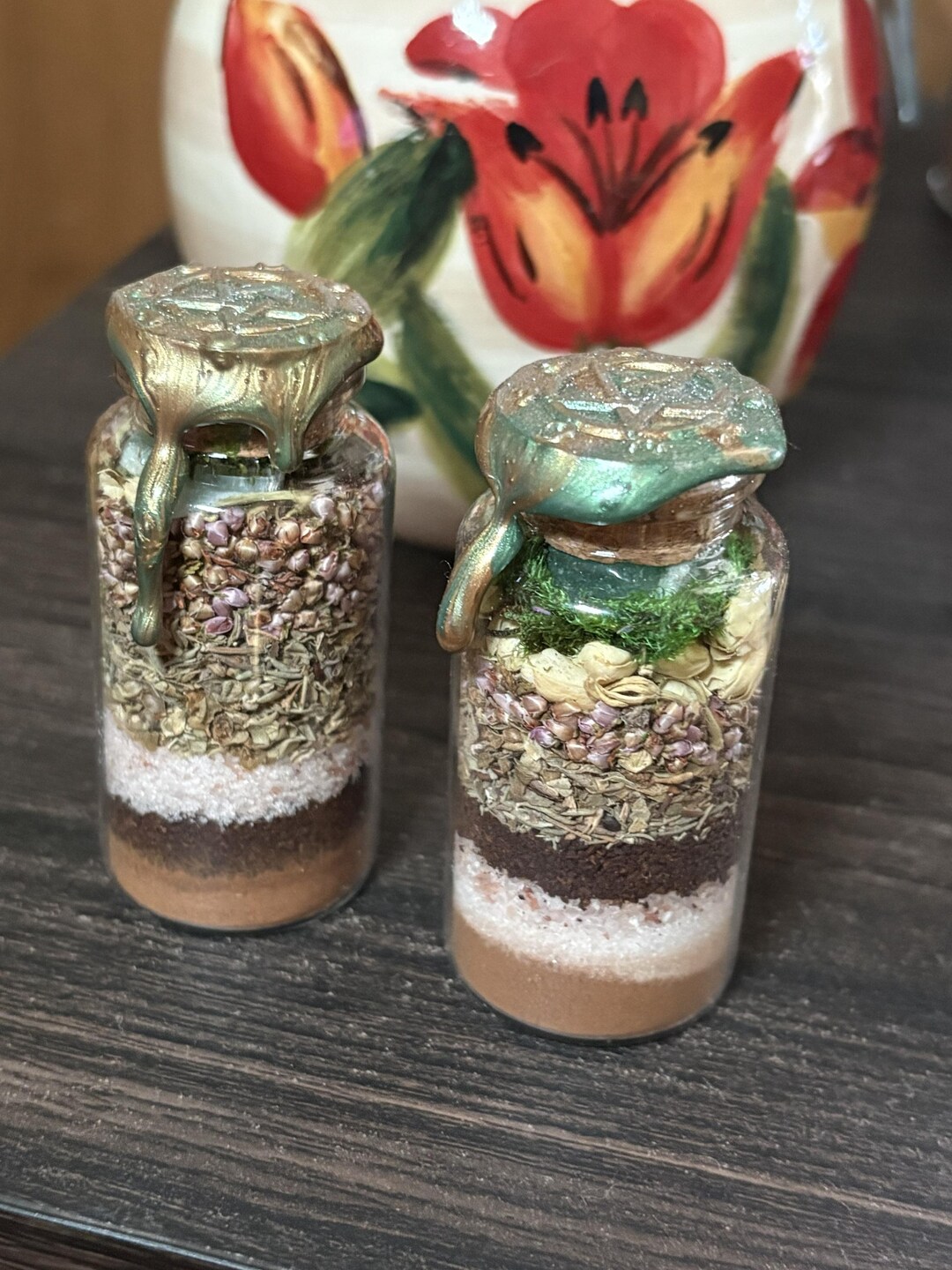 Good Luck Spell Jar, Money Mojo Bottle, Abundance Altar Tool, Draw ...