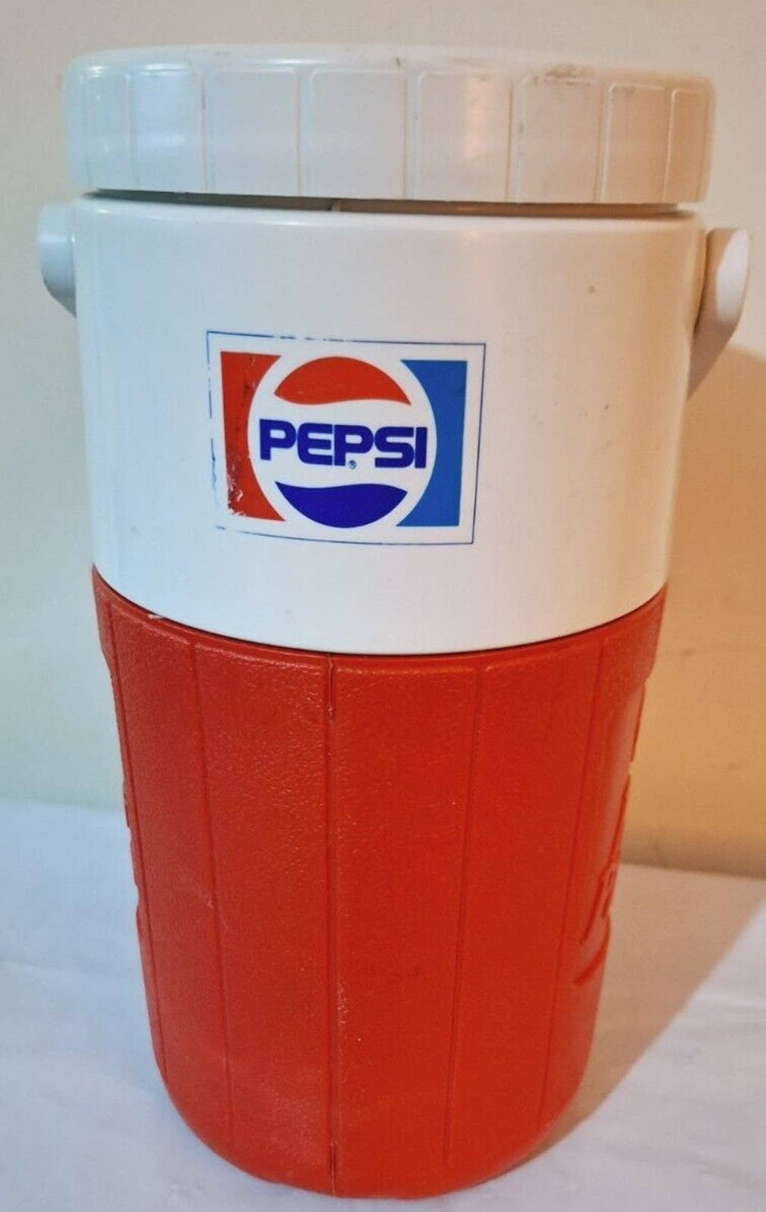 Vintage Pizza Hut & Pepsi 1/2 Gallon Relief Pitcher by Coleman Water ...