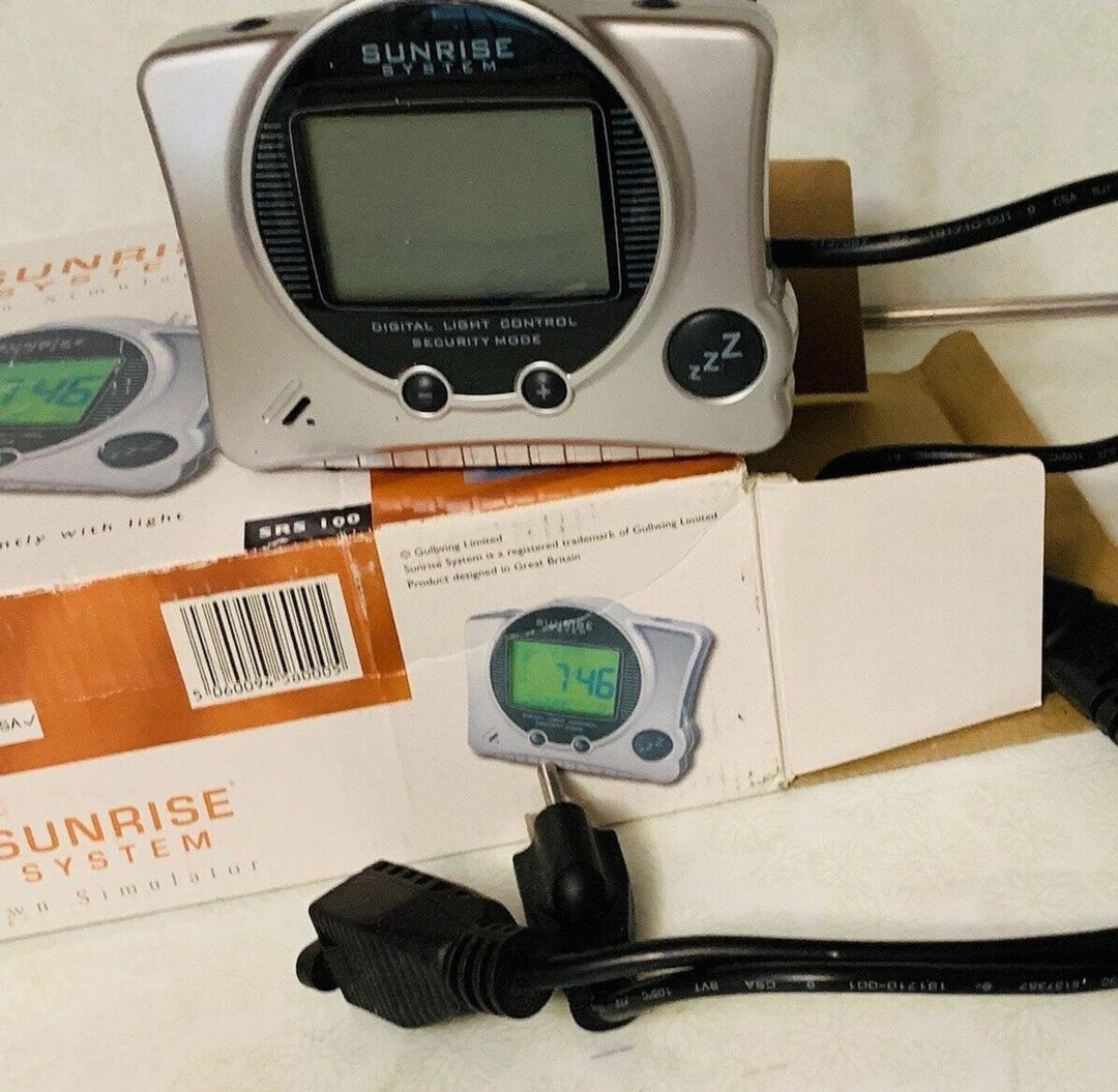 Sunrise System Dawn Simulator wake up Gently With Light Alarm Clock ...