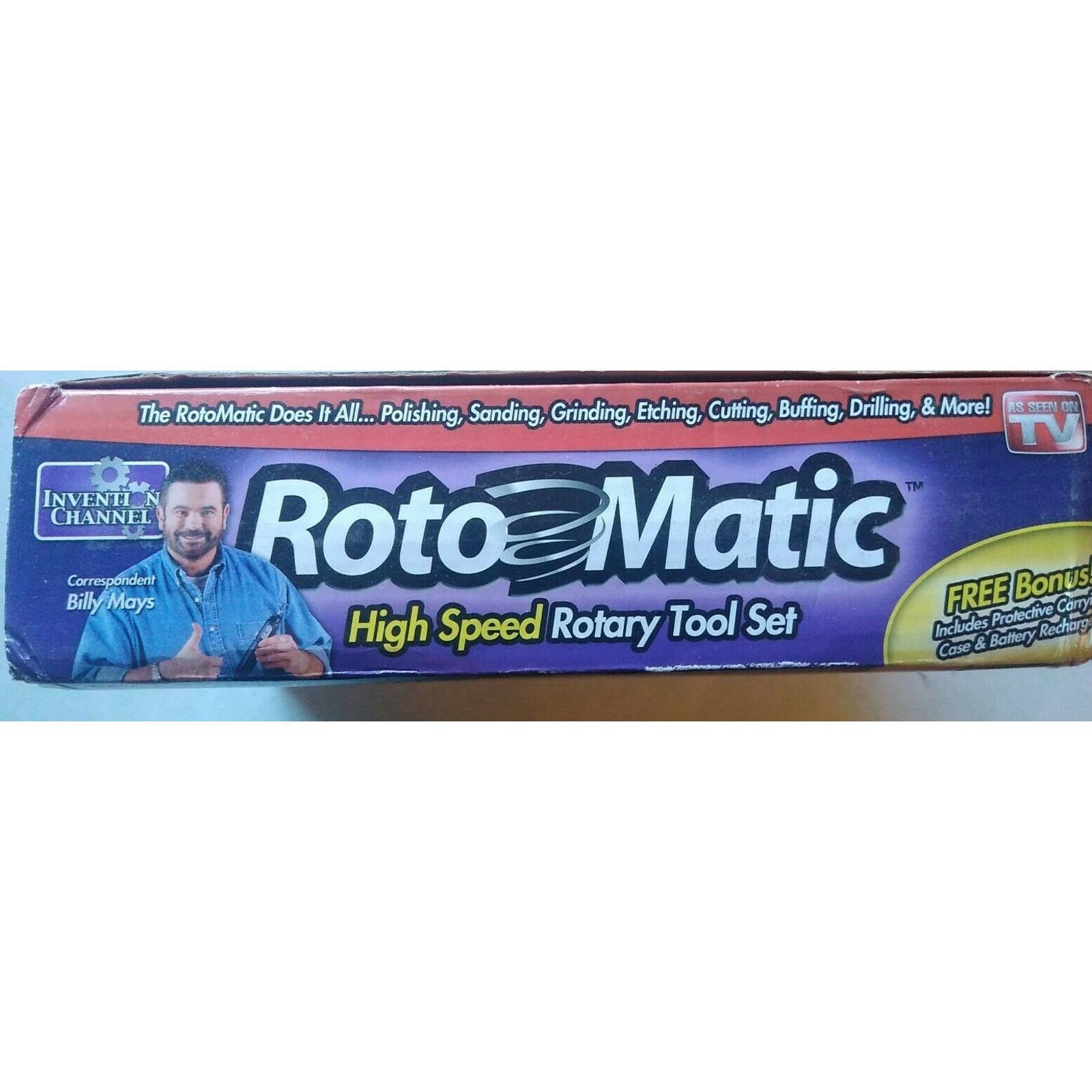 Rare Vintage Roto Matic High Spped Rotary Tool Set 60 Pieces Billy Mays ...