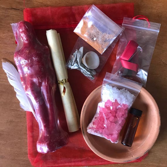 Crazy for me Love Spell Kit Love Spell Ritual Bag Magic Love