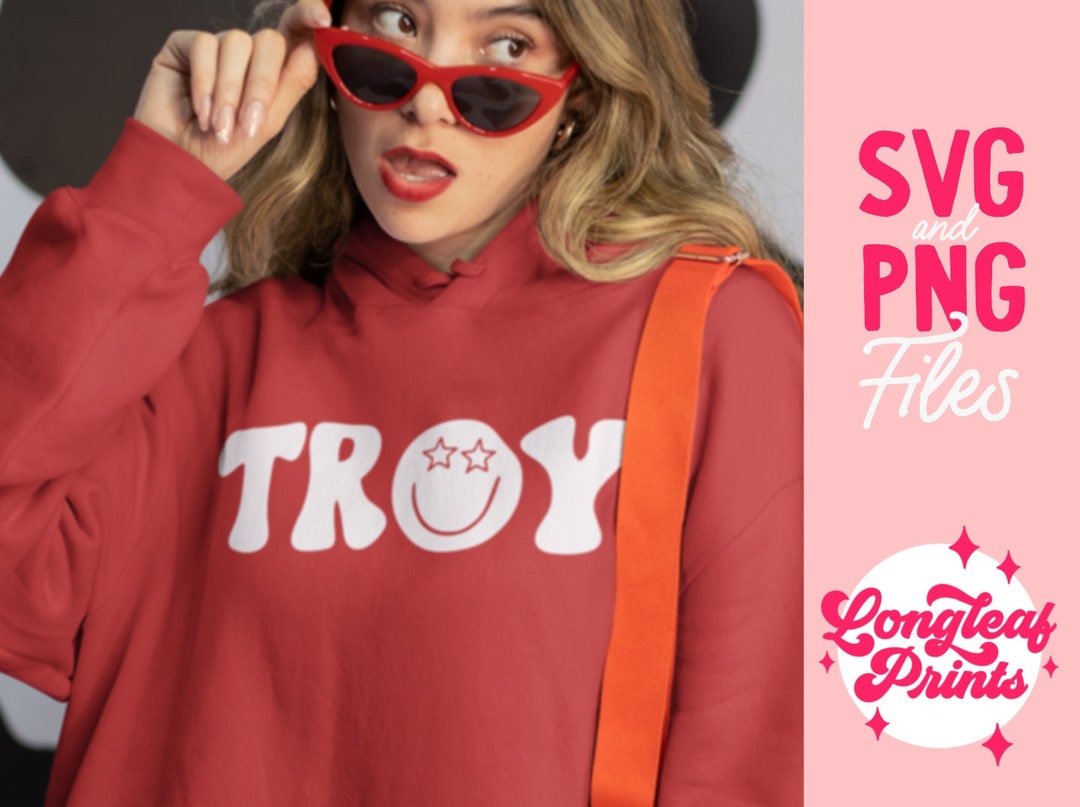 Troy Alabama Star Happy Face SVG Digital Download Design File - Etsy