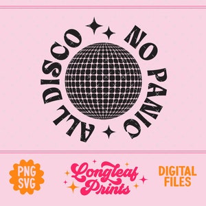 No Panic All Disco SVG PNG Digital Download T-shirt Design File - Etsy