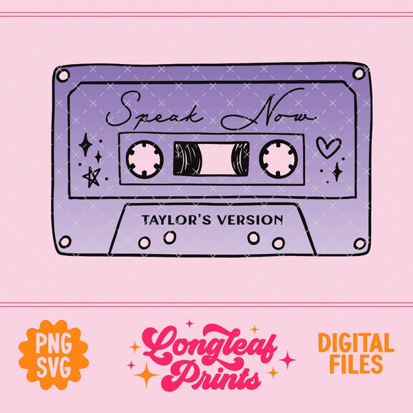 Speak Now Taylors Version Png - Etsy